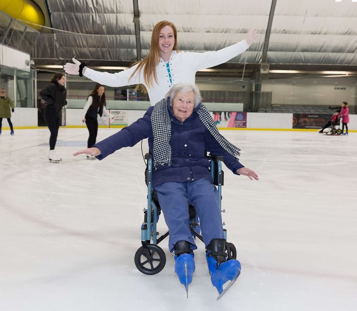 An ice surprise – 97-year-old Stansted care home resident returns to ...
