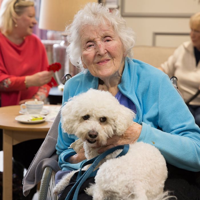 Cheadle care home invites community to their very own dog café | Care UK