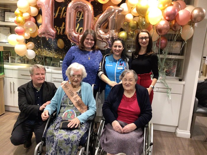 104-year-old Horley care home resident shares the secret to a long life ...