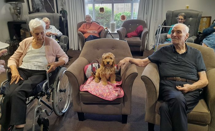 ‘Round of a-paws’ as local care home hires pawsitive energy coordinator ...