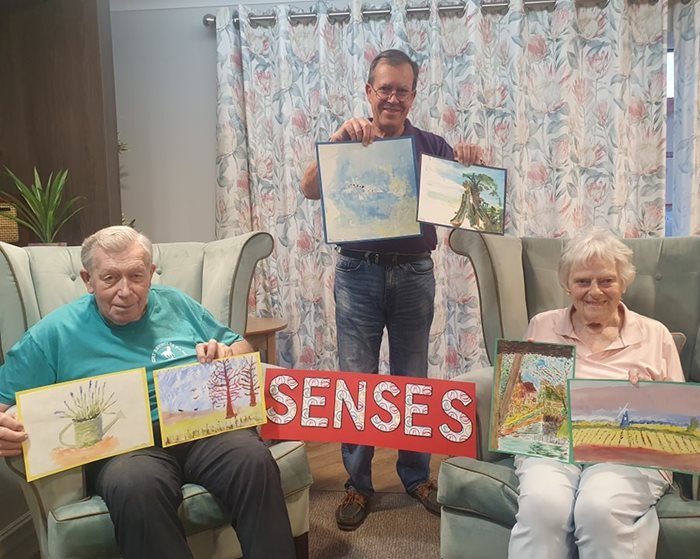 Art project sees Chichester care home residents getting creative | Care UK