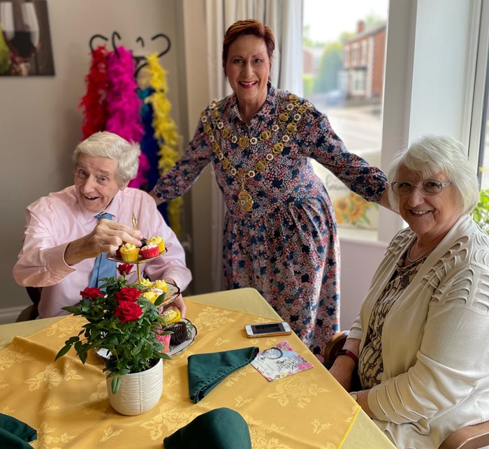 VIP guest officially opens new dedicated dementia café area in Sutton ...