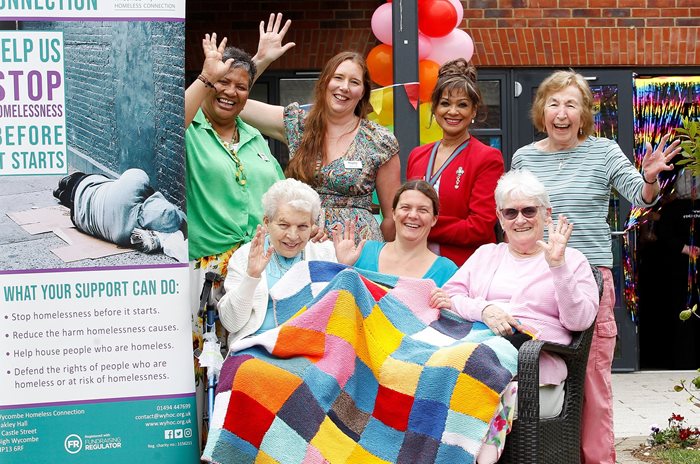 Getting the party started! High Wycombe care home residents party at ...
