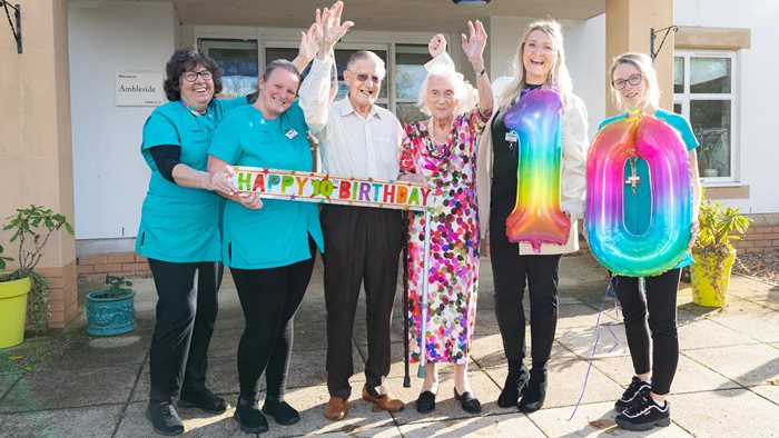 Stratford-upon-Avon care home toasts milestone | Care UK