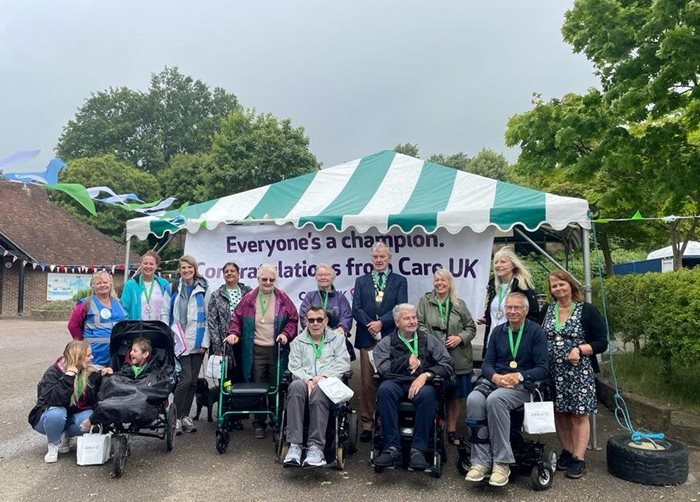 Kent care homes step up to support local charity with £1,000 | Care UK