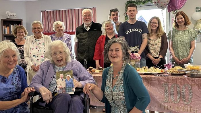 Ipswich care home centenarian shares secret to a long life | Care UK
