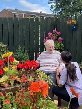 Bloom, baby, bloom! Green-fingered Stanley care home residents put ...