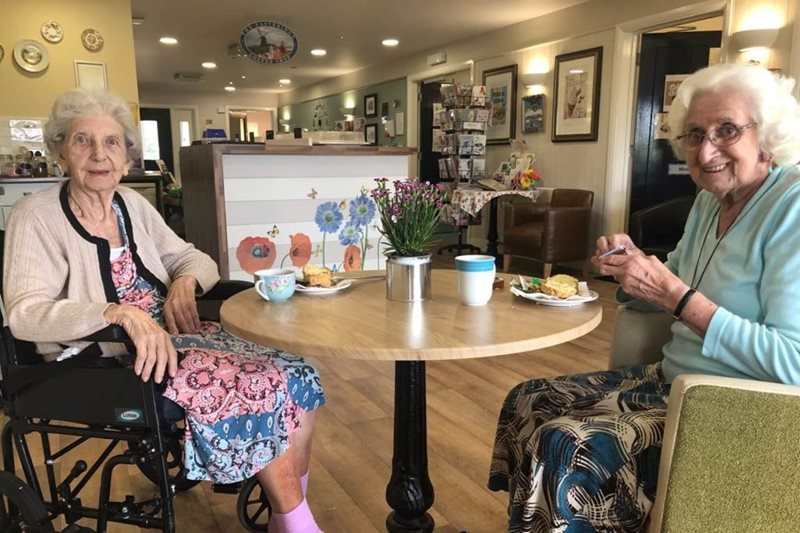 Friendship goals – best buddies of 20 years move into local care home ...