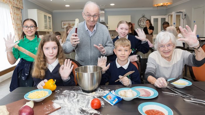 Maidstone care home residents team up with school children to bring ...