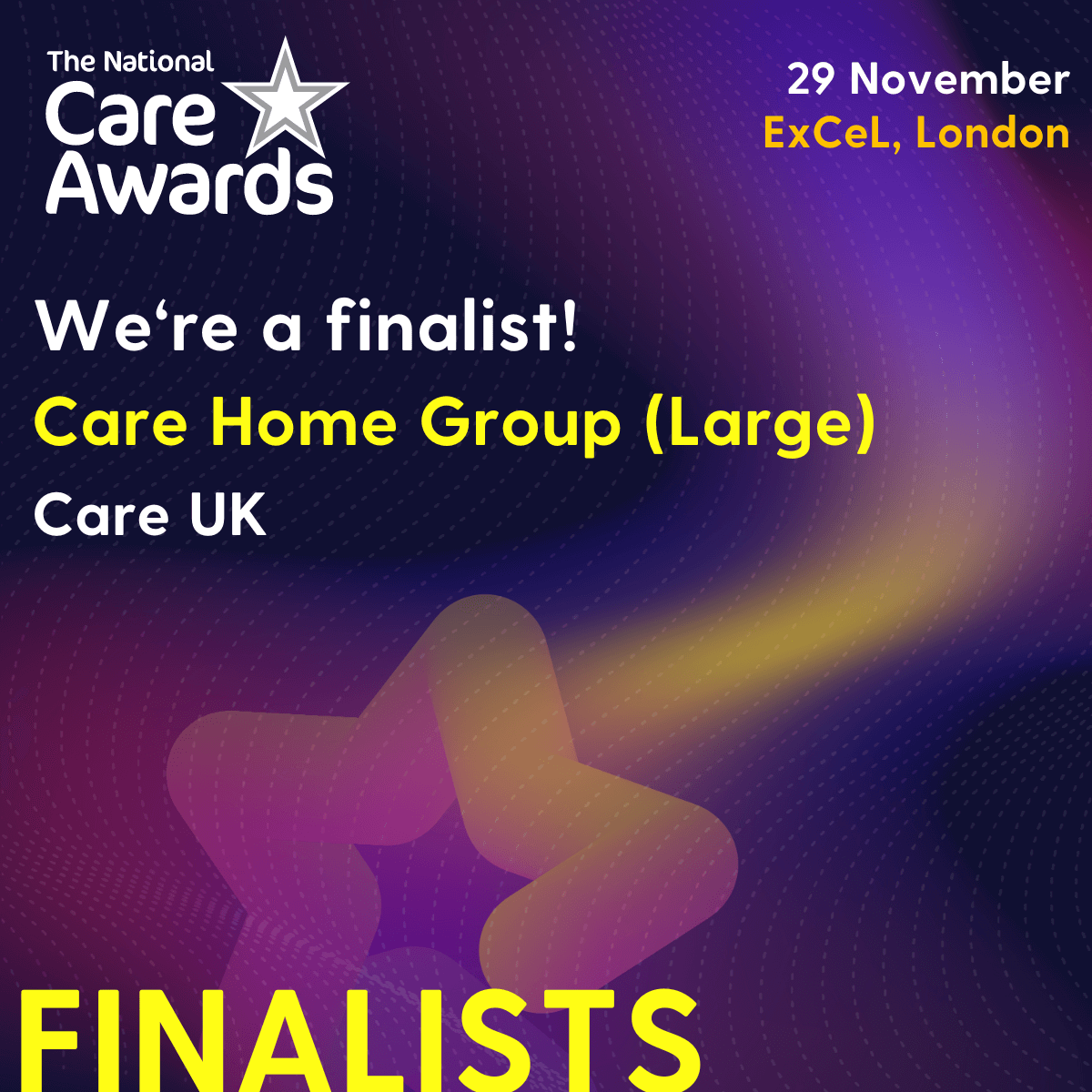 Our awards | Care home awards | Care UK